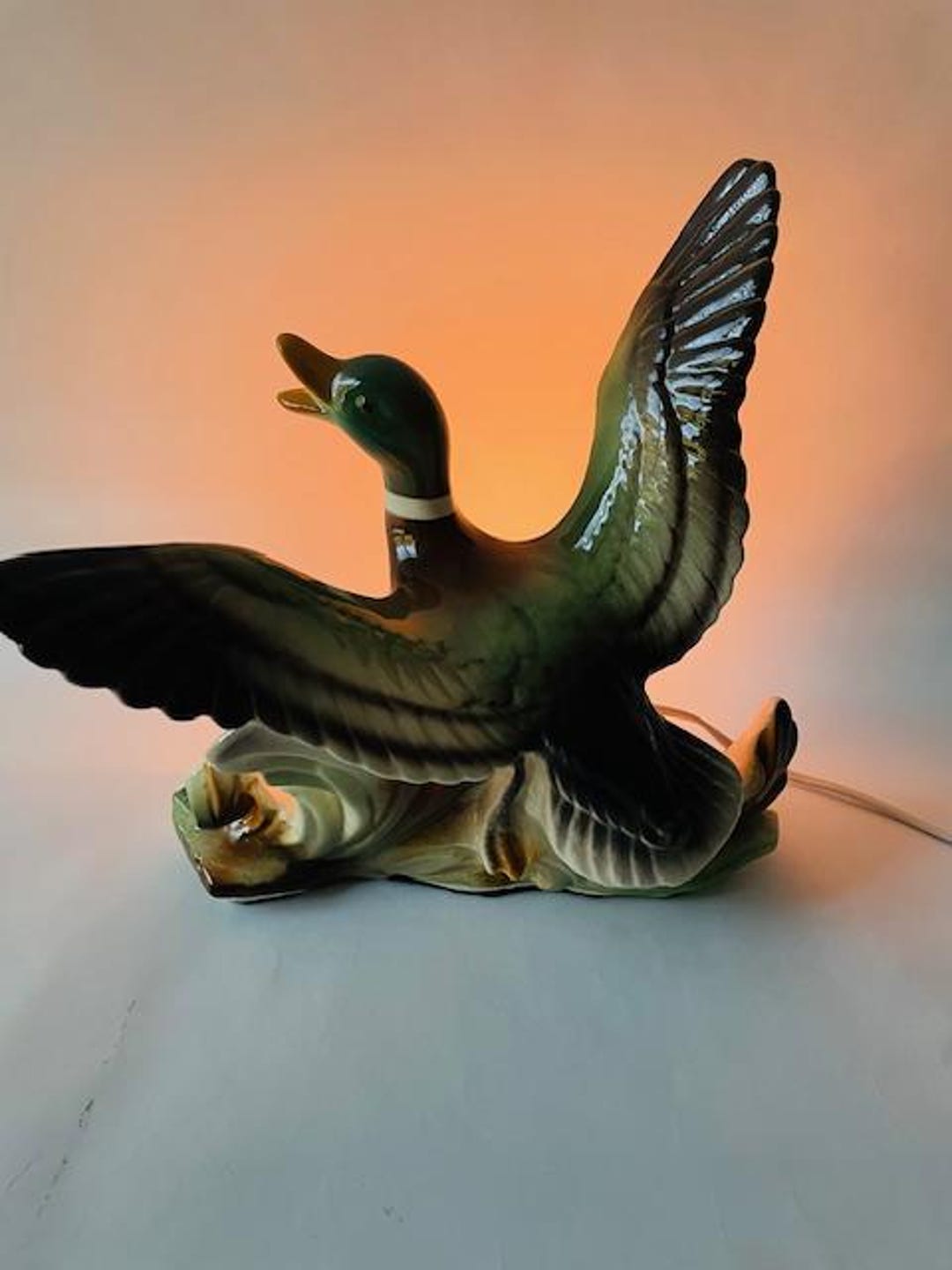 1950’s Lane & Co. Mallard Duck TV Lamp - Van Nuys, California - Etsy