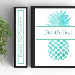 Pineapple Binder Cover-personalized Binder Inserts and Spines - Etsy