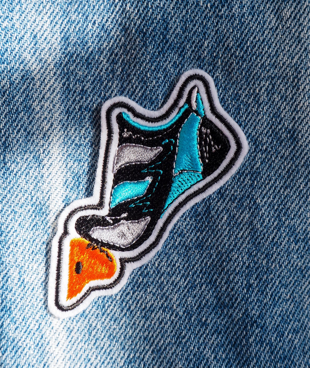 Bouldering/climbing Shoe Embroidered Iron on Patch - 2 Colours ...