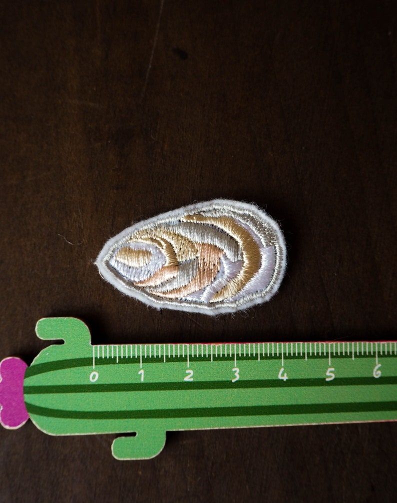 Mini Oyster Shell Patches - Set of 3! - Etsy