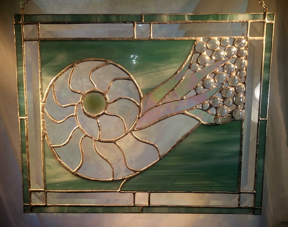 Beveled Nautilus Panel - Etsy