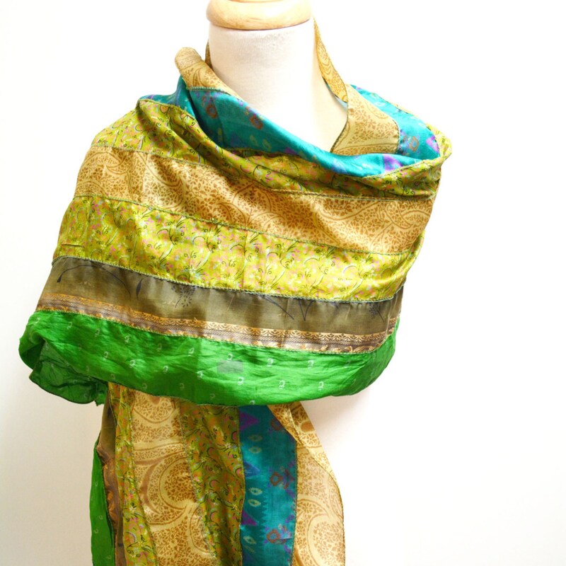 Sari Ribbon Scarf - Etsy
