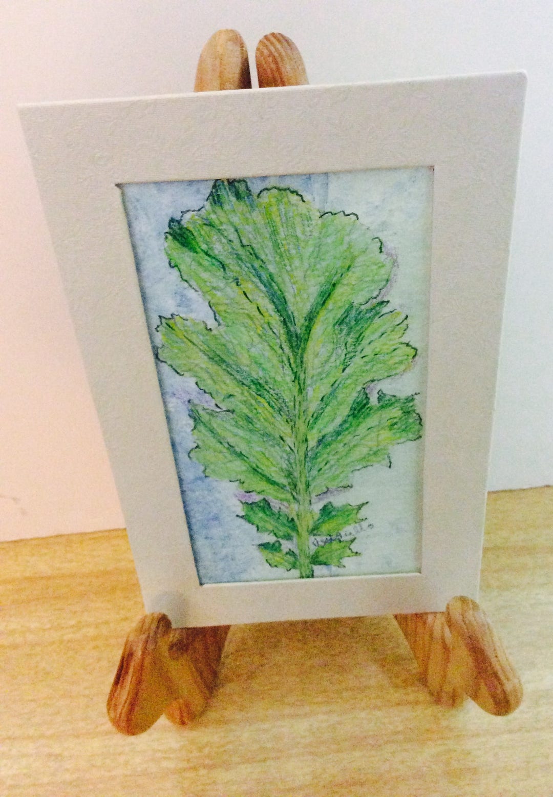 Garden Art, Kitchen Art, Restaurant Decor, Original Vegan Art, Lettuce ...