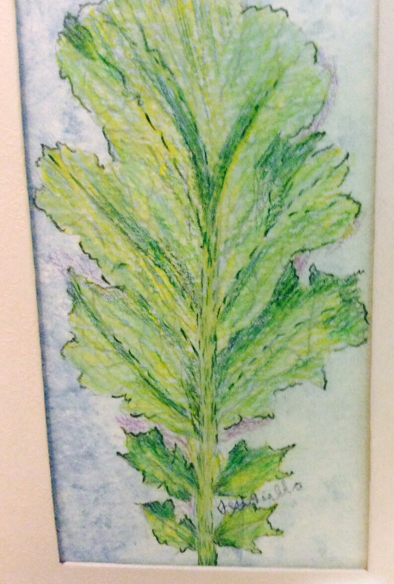 Garden Art, Kitchen Art, Restaurant Decor, Original Vegan Art, Lettuce ...