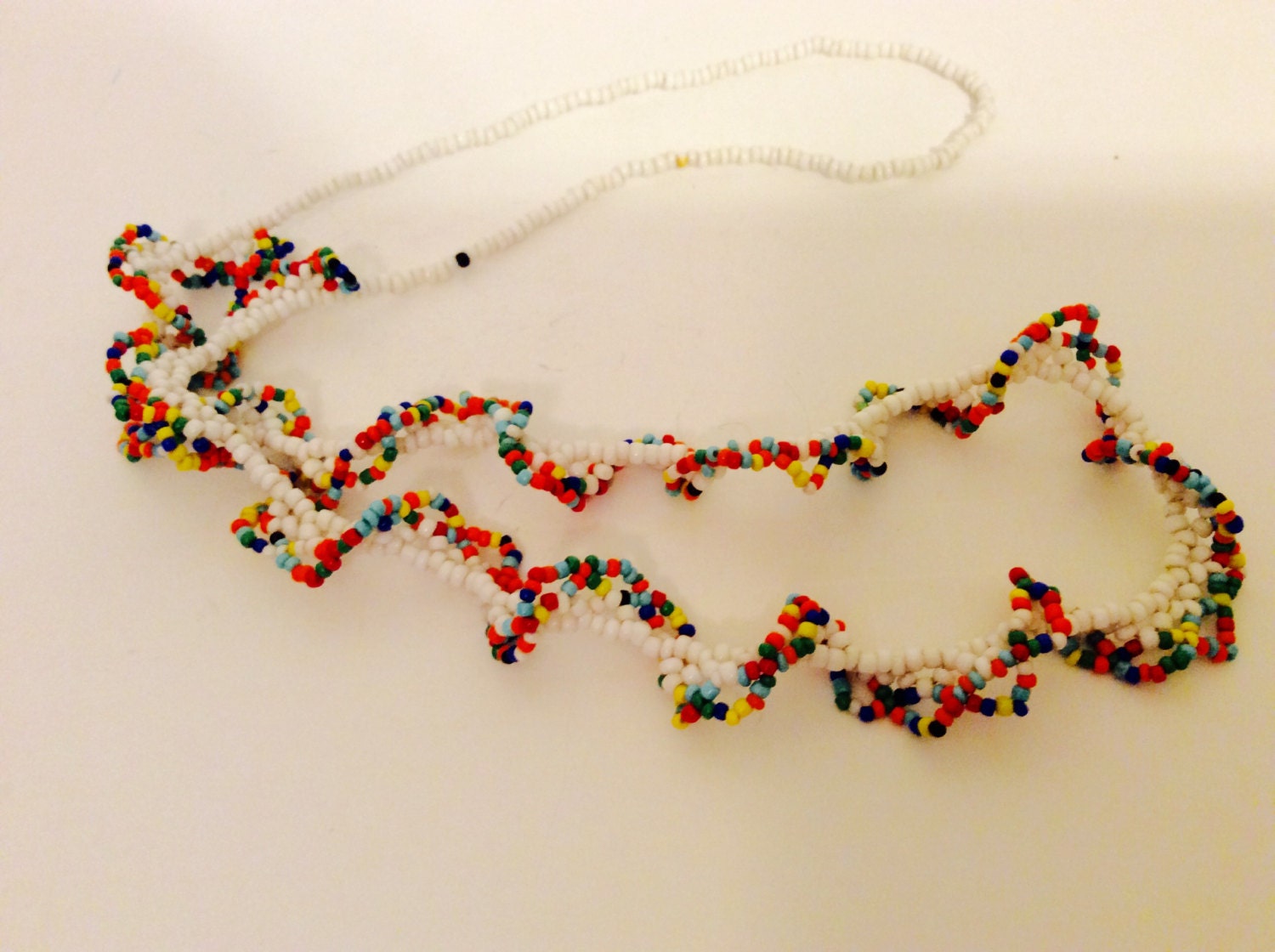 Handmade Spirit Bead Necklace, Pow Wow Item, One of a Kind, Boho Style ...