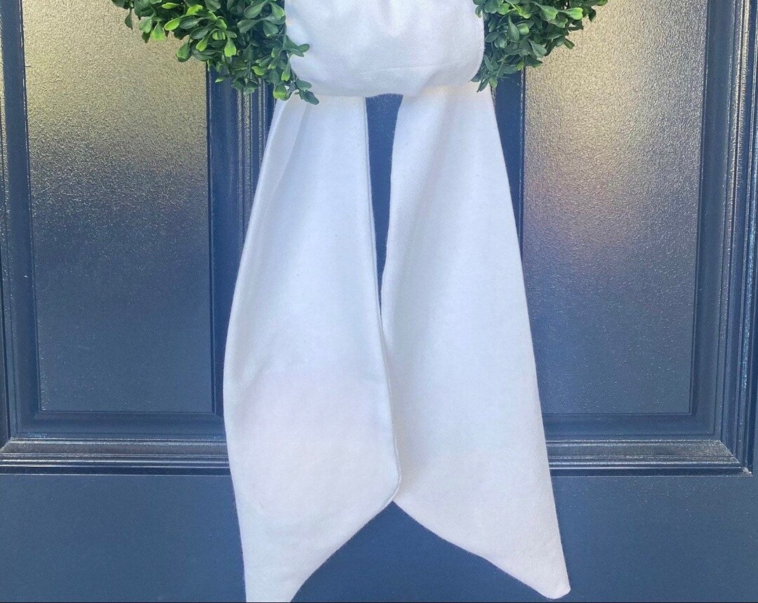 Handmade Blank Wreath Sash. 5” X 52” - Etsy
