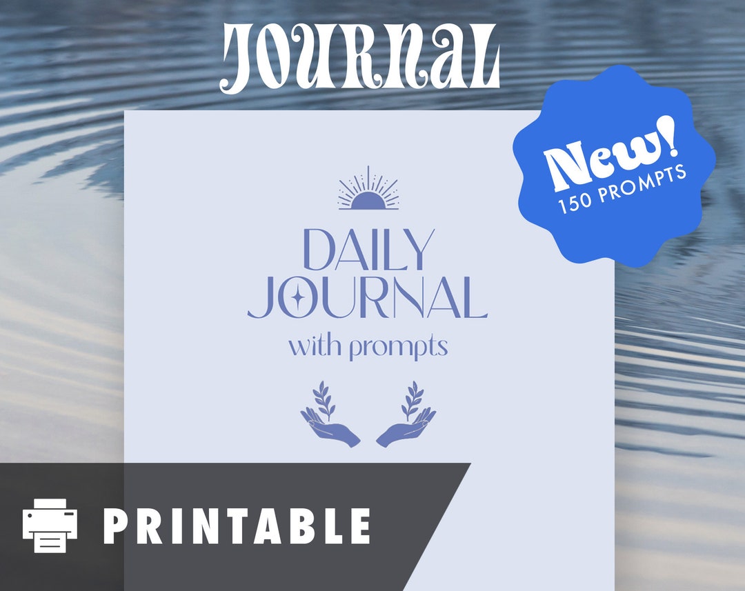 Digital Journal With 150 Prompts - INSTANT DOWNLOAD - Printable Pdf - Etsy
