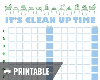 Clean up Chart - Etsy