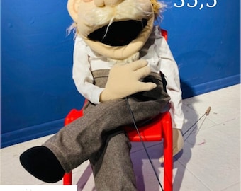 Old Man Puppet - Etsy