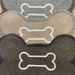 Personalized Dog Bone Mat - Etsy