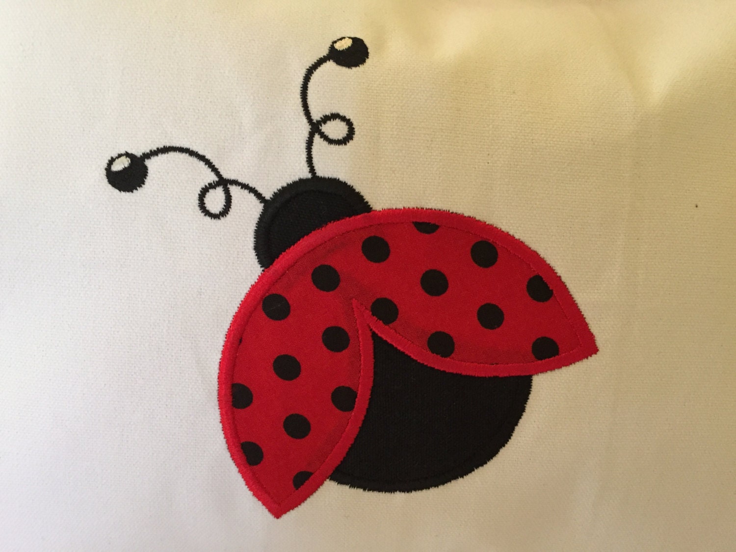 Ladybug pillow | Etsy