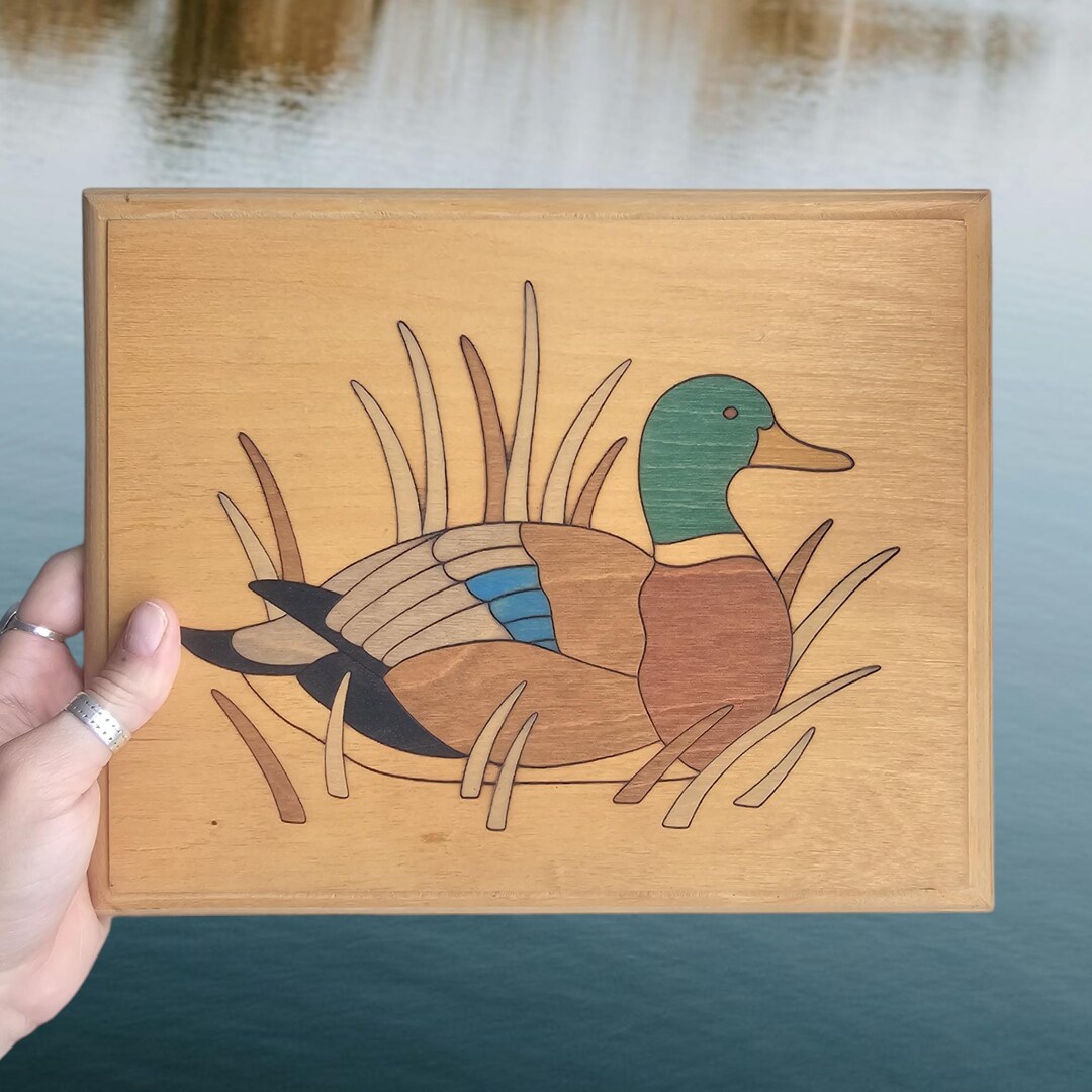 Mallard Duck Wood Burned Wall Decor Plaque - Etsy
