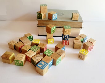 Wooden Blocks Vintage - Etsy