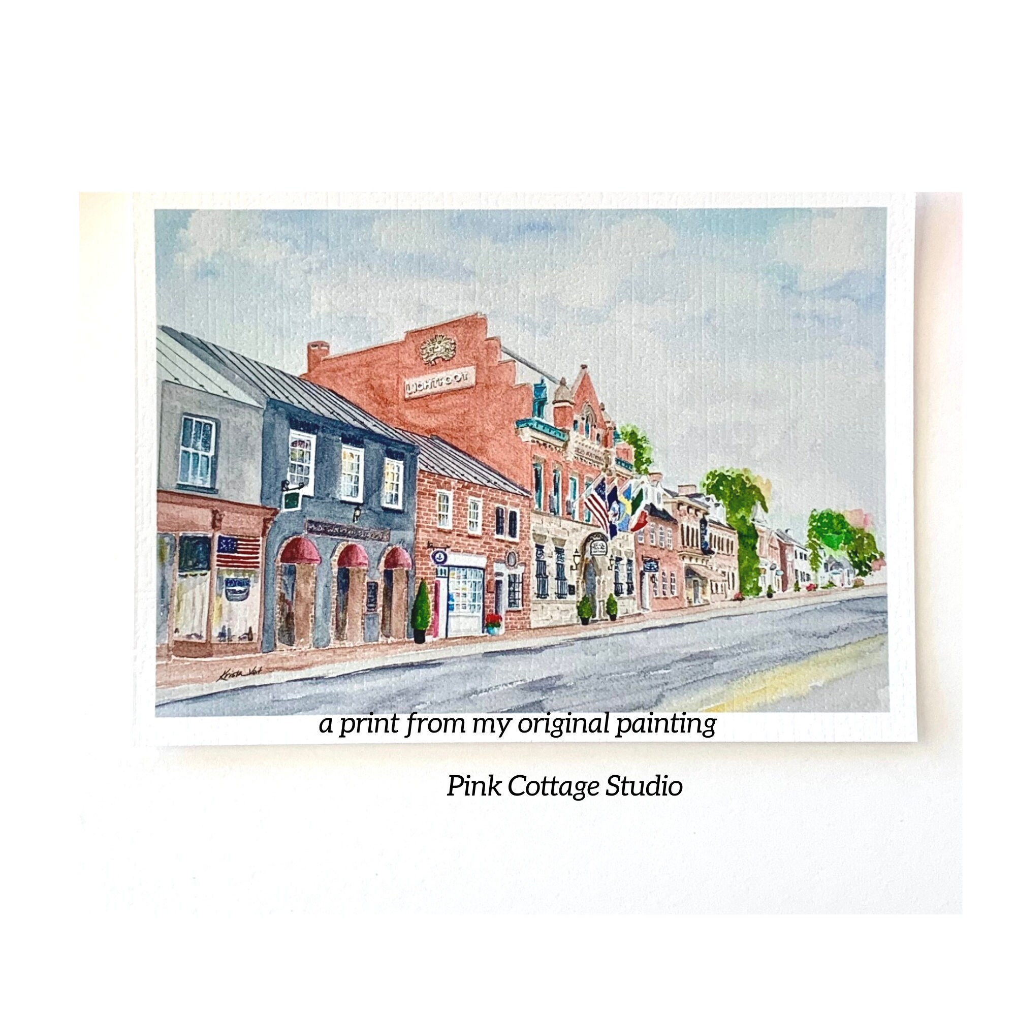 Leesburg Virginia Lightfoot restaurant Virginia map Loudoun | Etsy