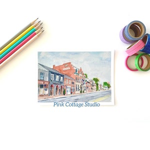 Leesburg Virginia Lightfoot restaurant Virginia map Loudoun | Etsy