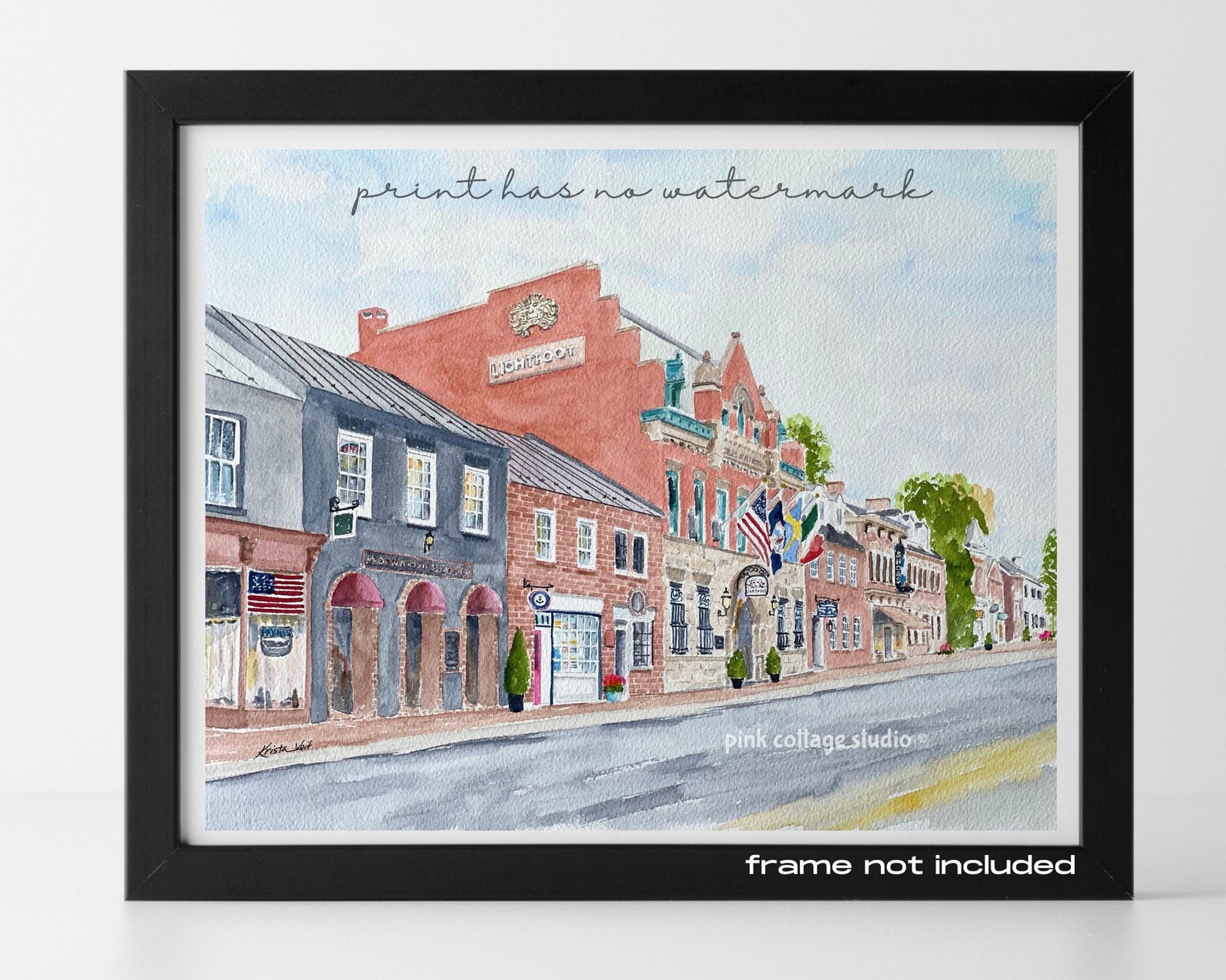 Leesburg Virginia Lightfoot Restaurant Virginia Map Loudoun - Etsy