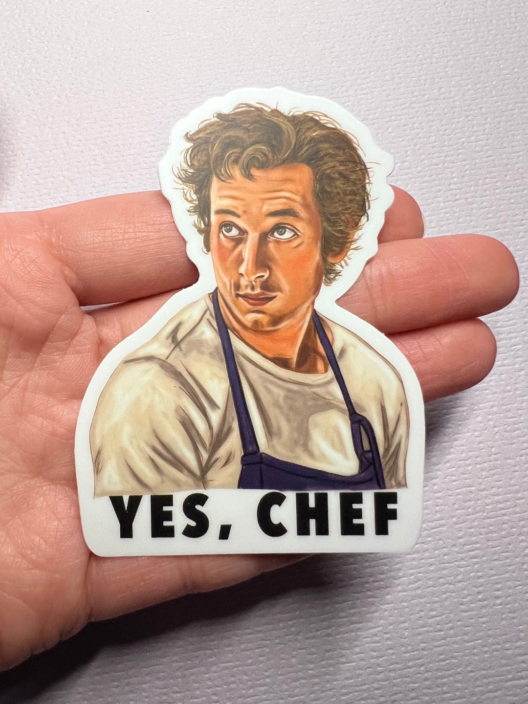 Yes, Chef Vinyl Sticker (matte Finish) - Etsy