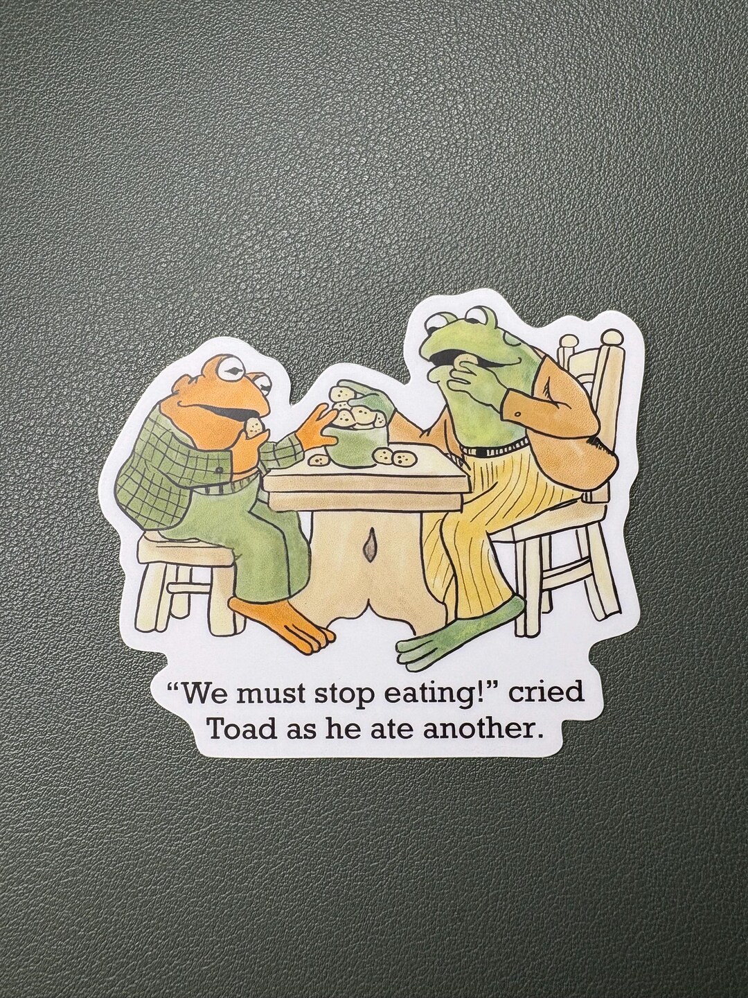 Toad and Frog Vinyl Sticker or Magnet (matte Finish) - Etsy