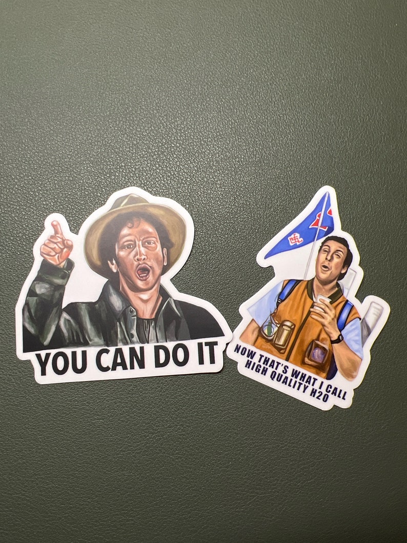 You Can Do It! Waterboy Vinyl Sticker (matte Finish) - Etsy
