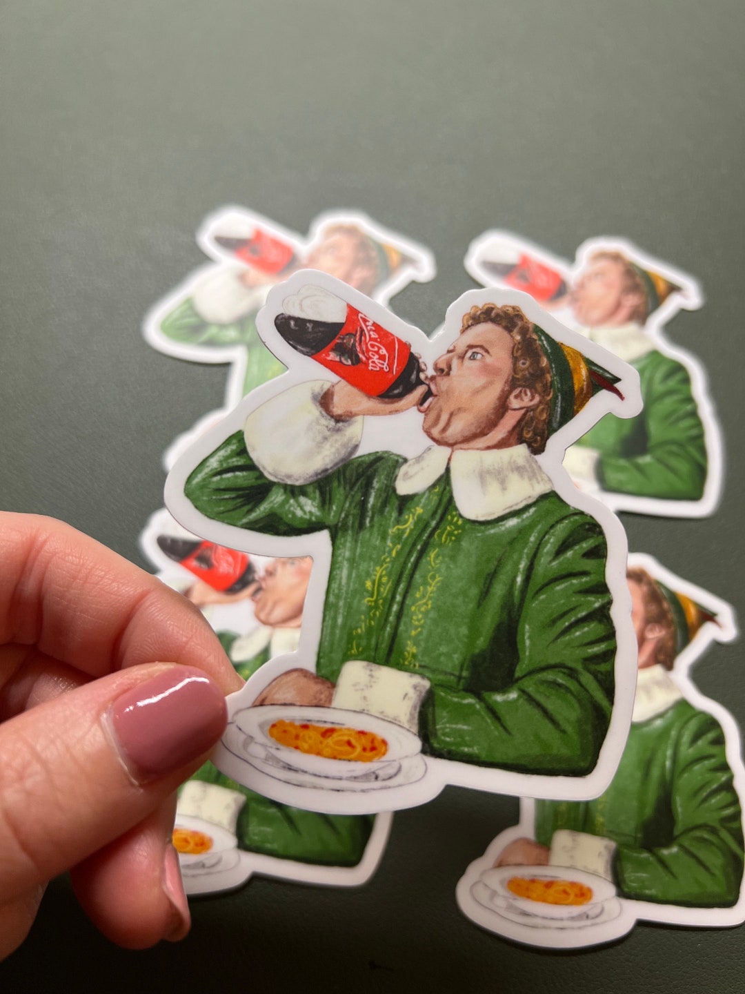 Buddy the Elf Vinyl Sticker (matte Finish) - Etsy