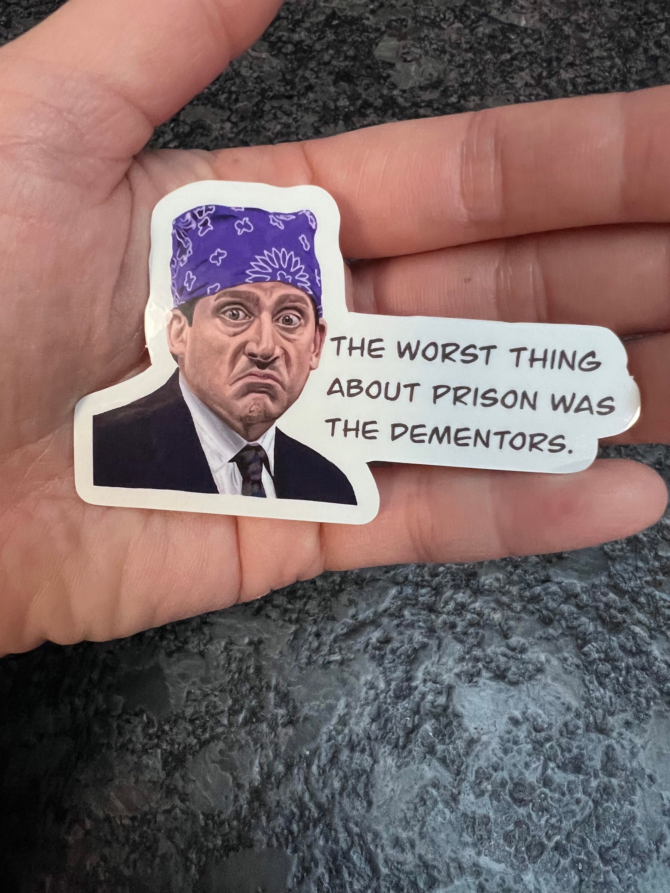Michael Scott Prison Mike Sticker Vinyl Laptop - Etsy