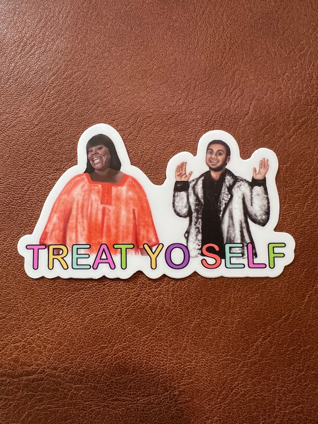 Treat Yo Self Vinyl Sticker (matte Finish) - Etsy