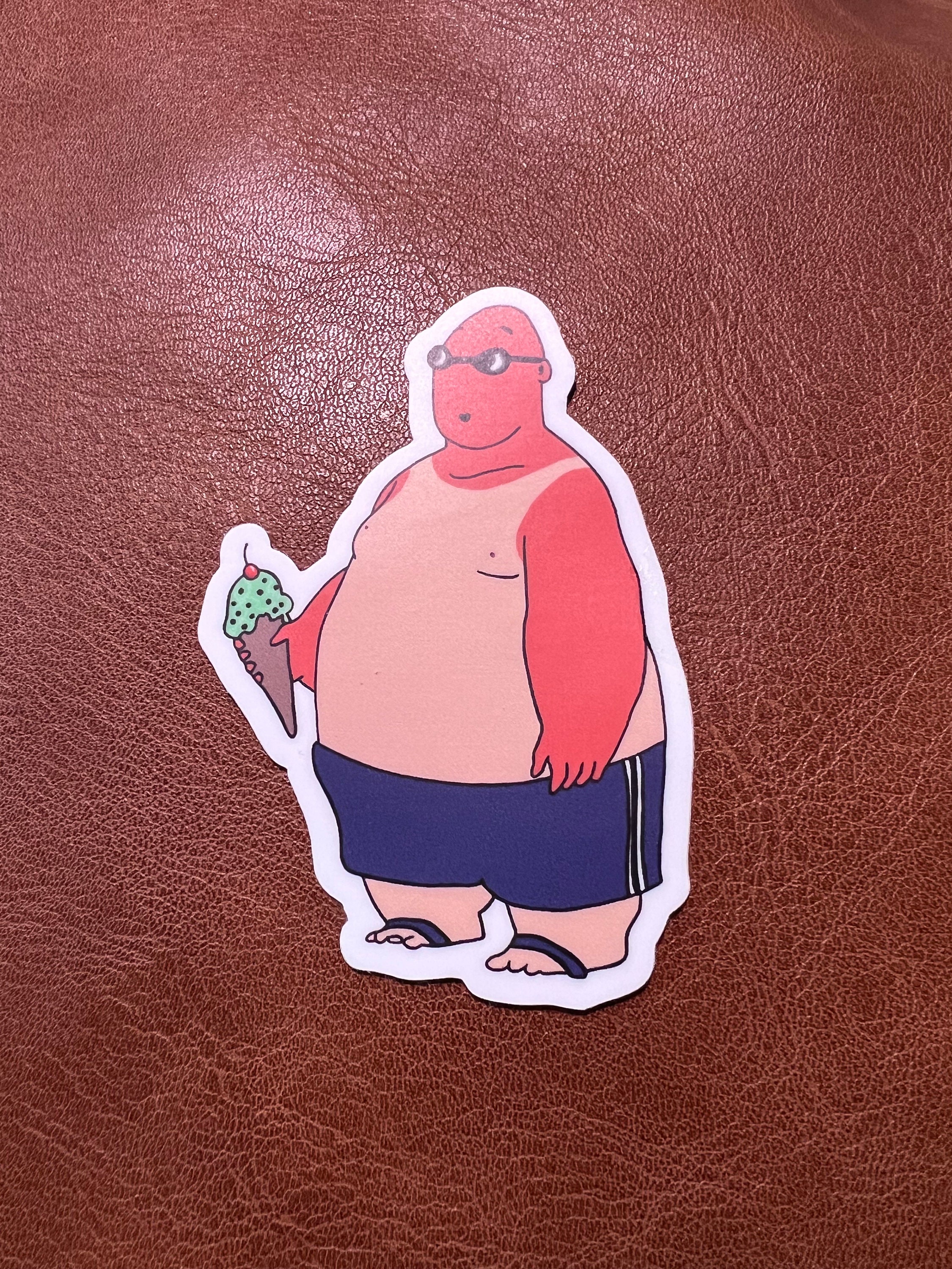 LILO and Stitch Ice Cream Guy matte Finish - Etsy