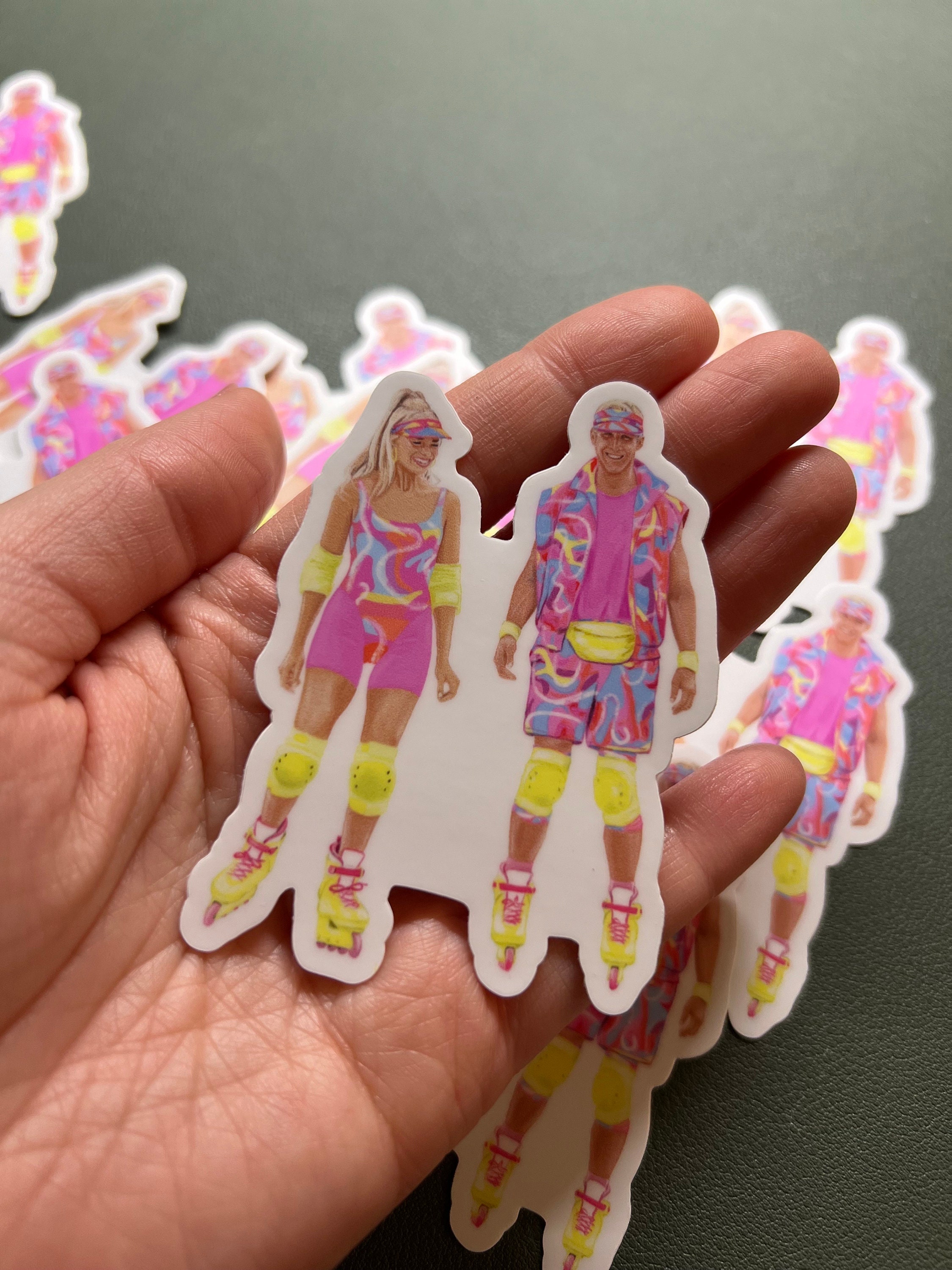 Colorful Rollerblading Vinyl Sticker Waterproof Vinyl - Etsy