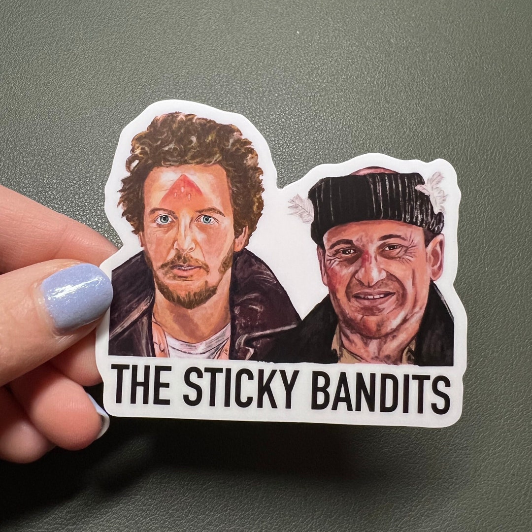 Harry and Marv Home Alone Sticky Bandits Vinyl Sticker (matte Finish ...