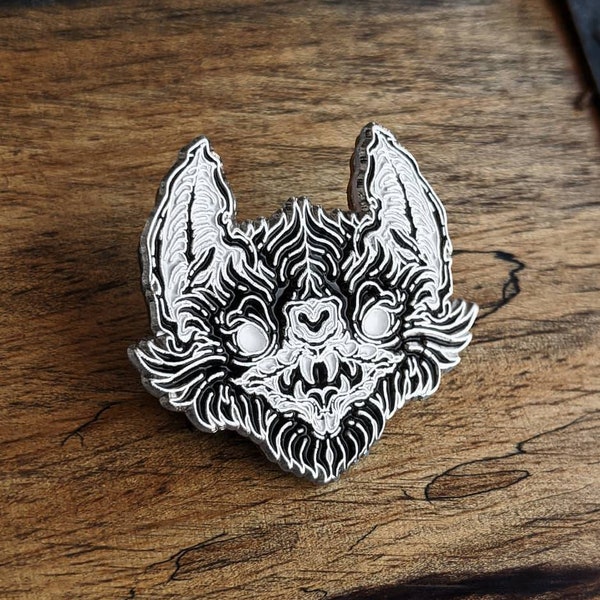 Bat Pin - Etsy