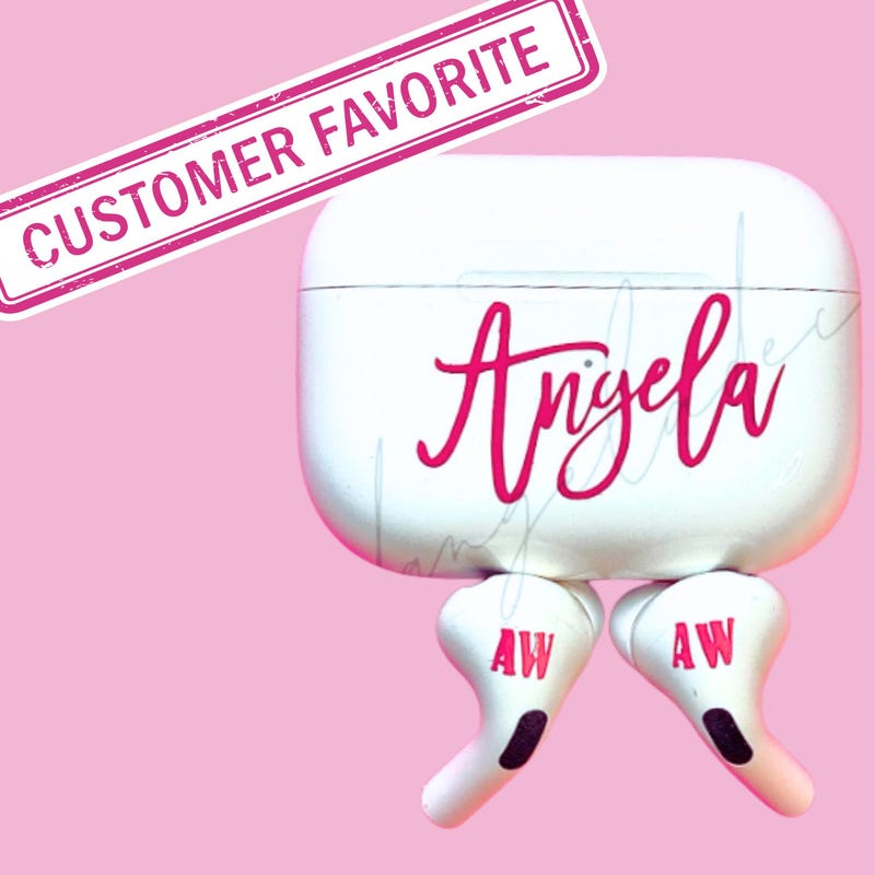 Airpods Name Decals - Etsy