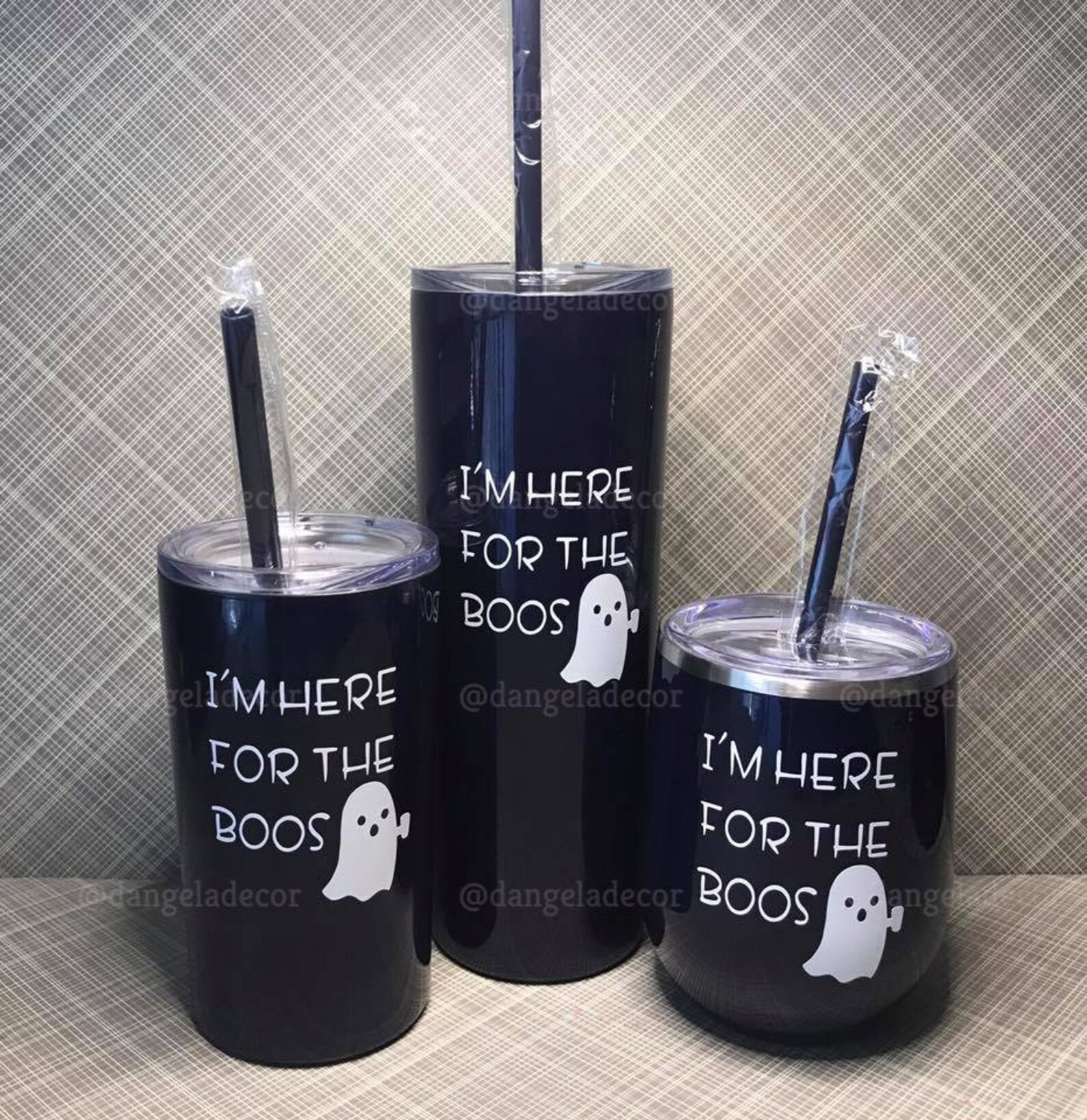 Spooky Halloween Party Wine Drinkware Ghost Skeleton - Etsy