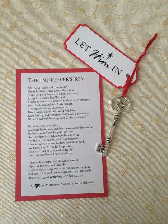 Let Him in Key Christmas | Etsy Canada