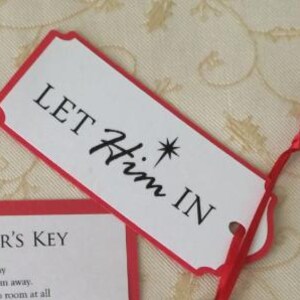 Let Him in Key Christmas - Etsy