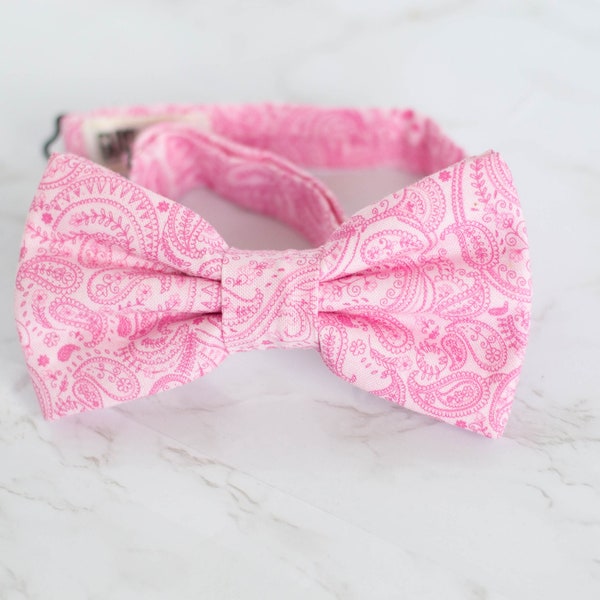 Pink Bow Tie - Etsy