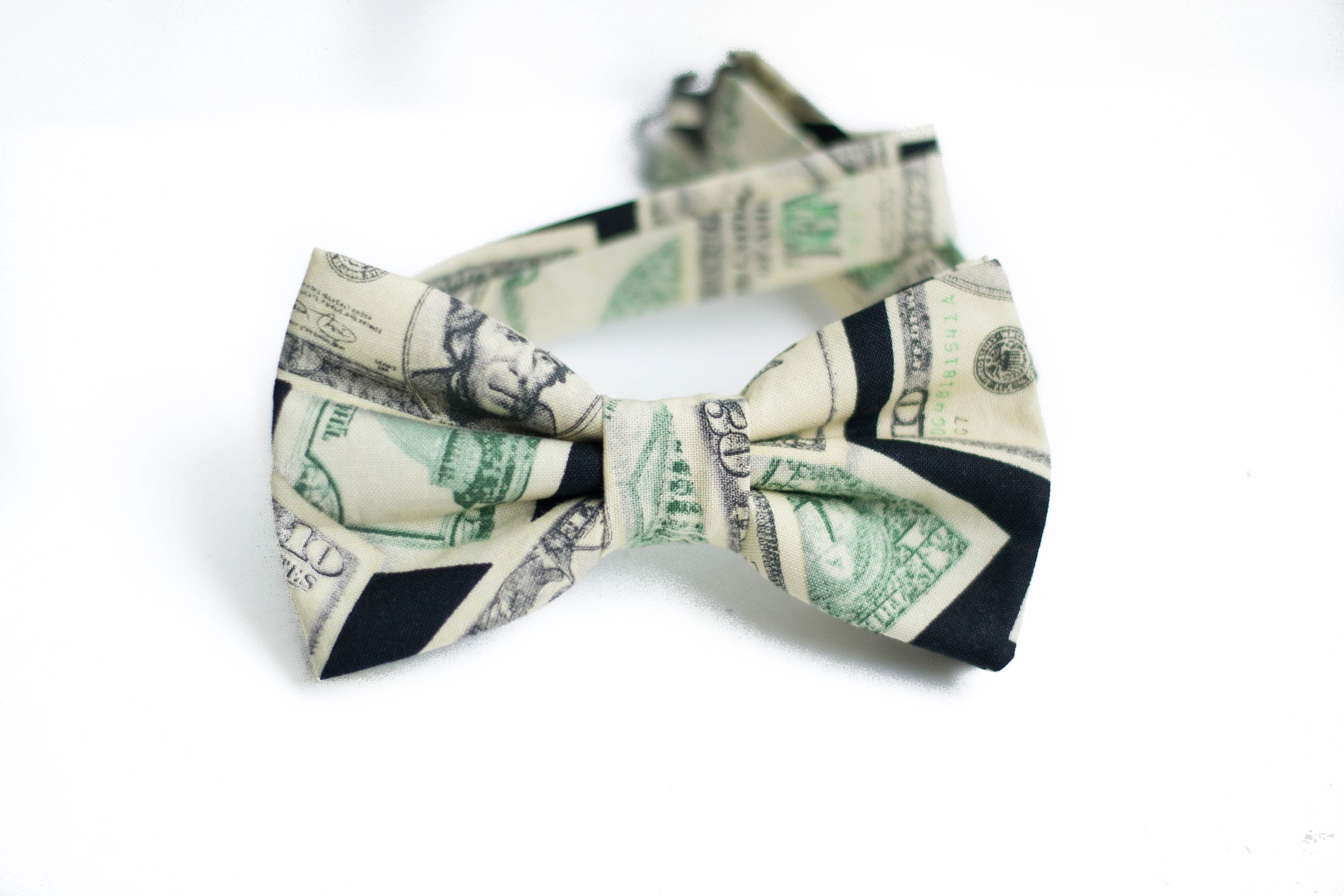 Green Money Bow Tie Dollar Bill Bow Ties Mens Funny Bowtie - Etsy