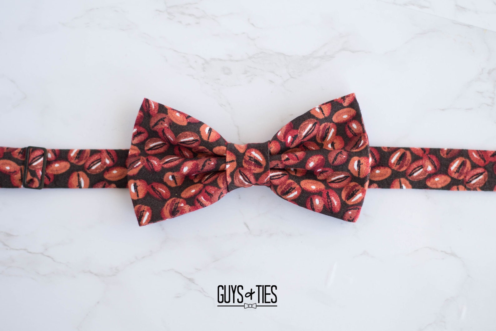 Coffee bean bow tie barista gifts coffee shop bowtie cafe | Etsy