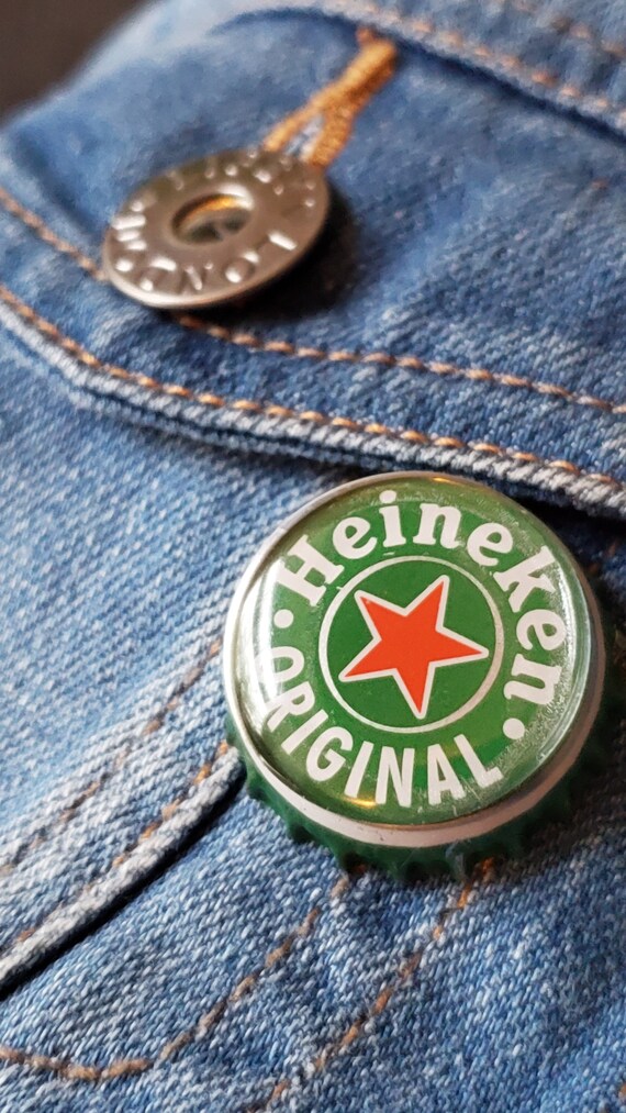 Heineken Bottle Cap Pin Badge | Etsy
