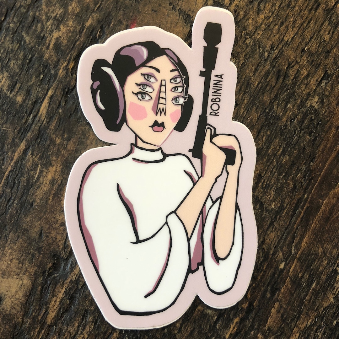 Princess Leia Sticker - Etsy