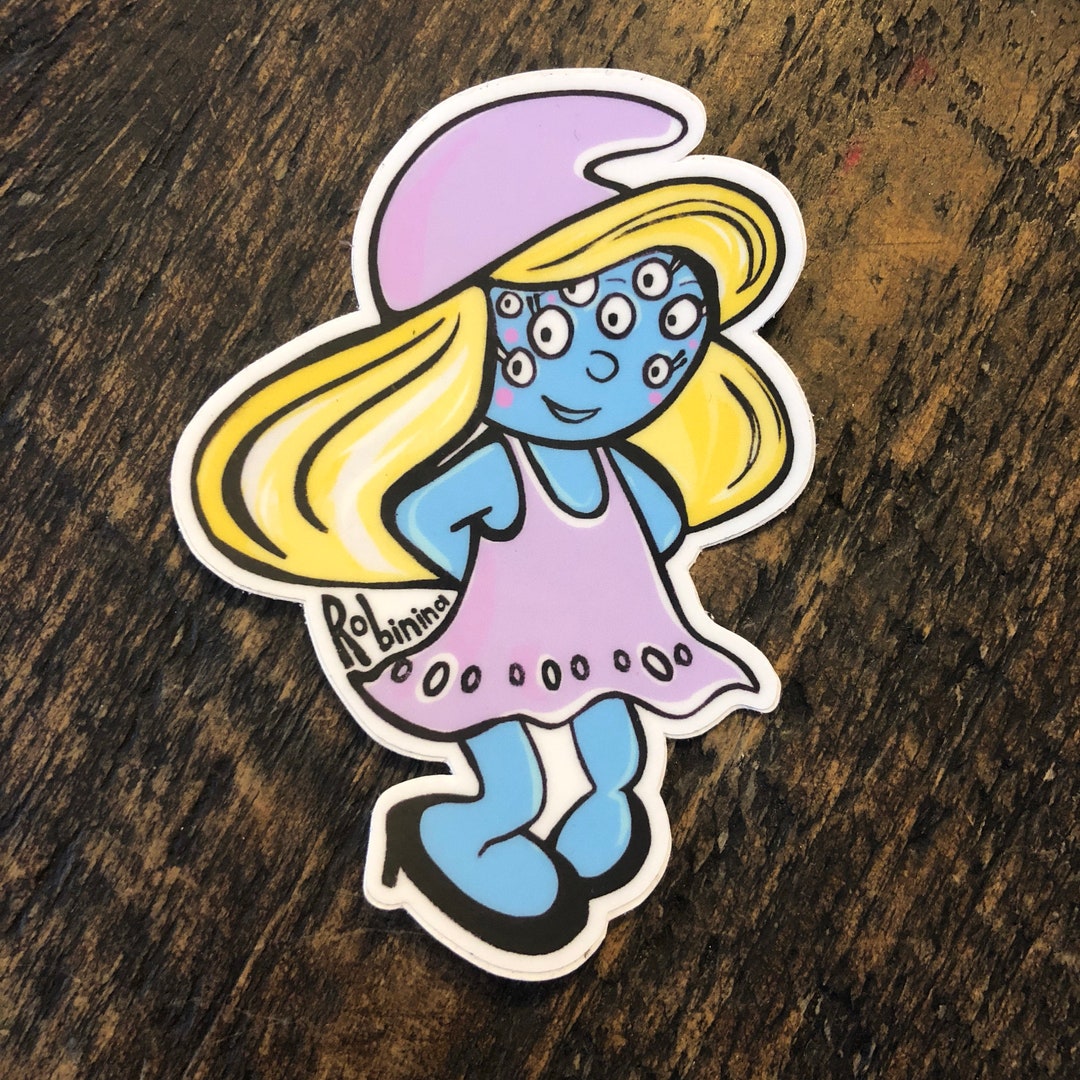 Smurfette Sticker - Etsy
