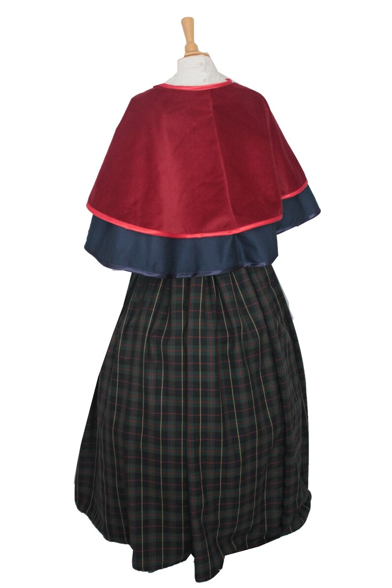 Ladies Victorian Dickensian Civil War Christmas Carol Singer Costume ...