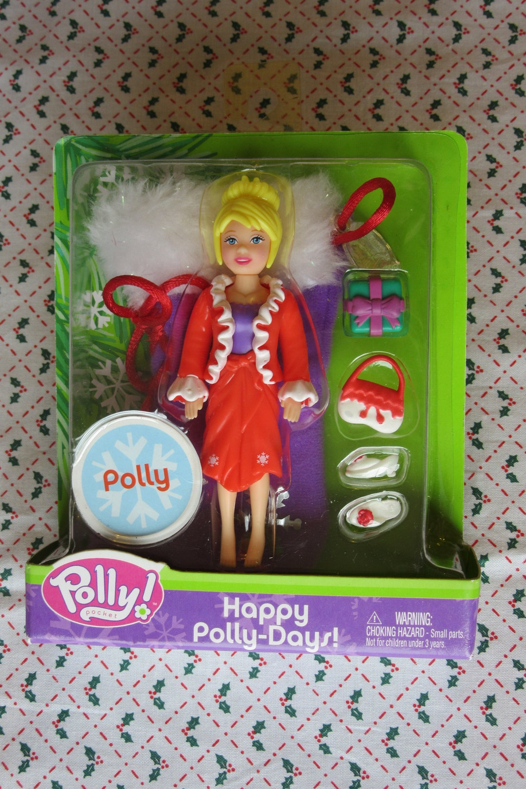 Polly Pocket Happy Polly-days! in Stocking - Polly B3896 New in Package ...