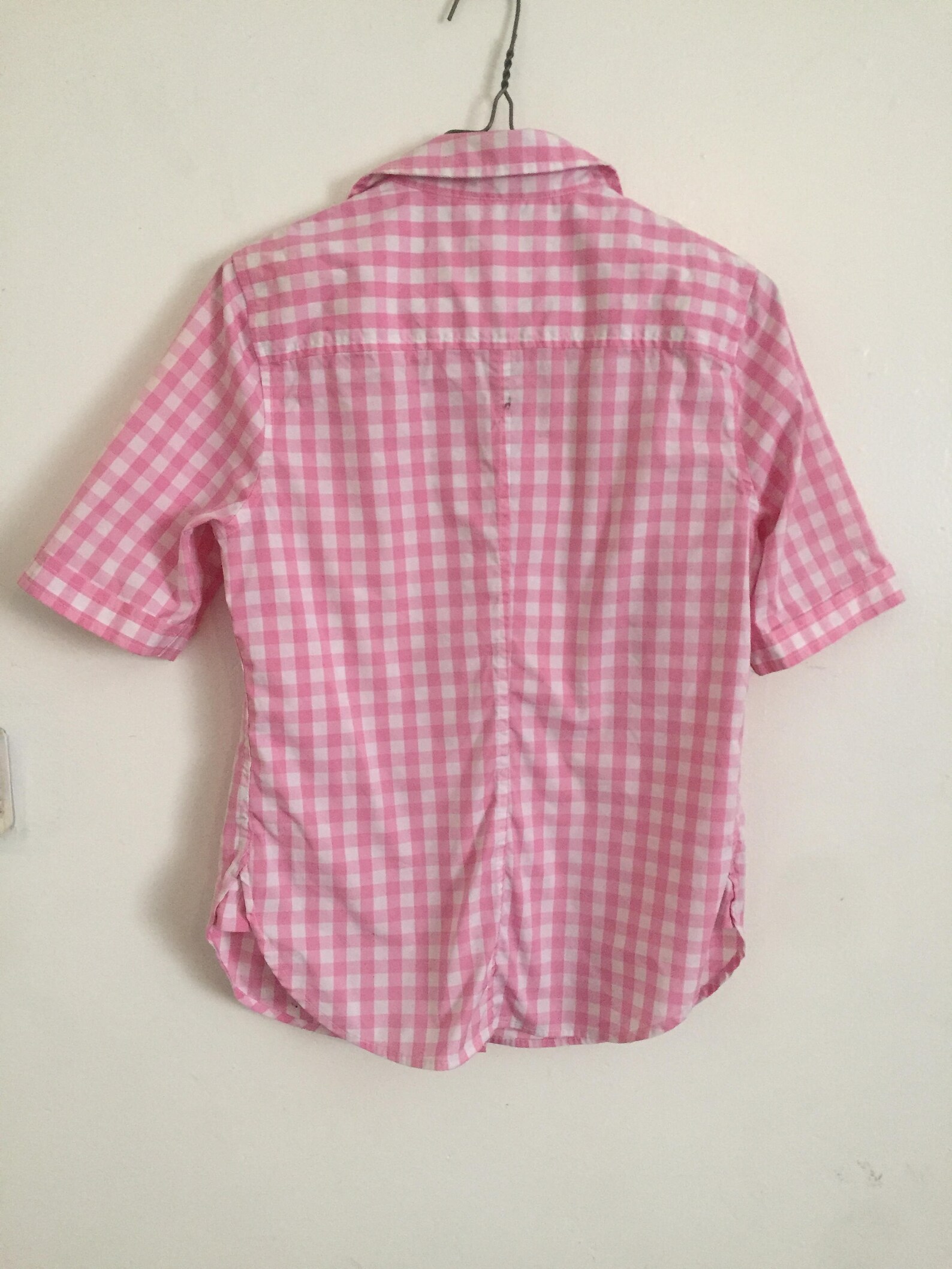 Pink and White Check - Etsy