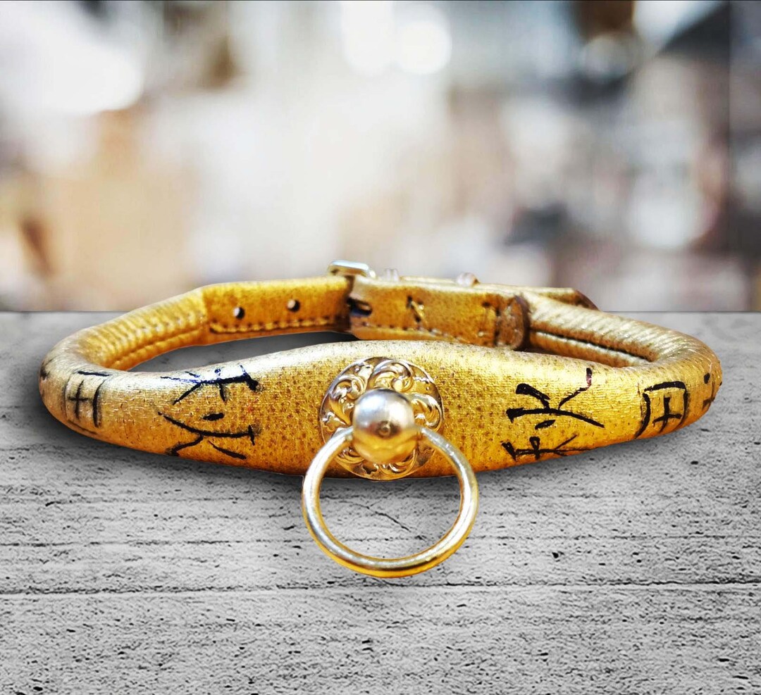 Hand Painted Akita Inu Collar for Dog Show - Etsy