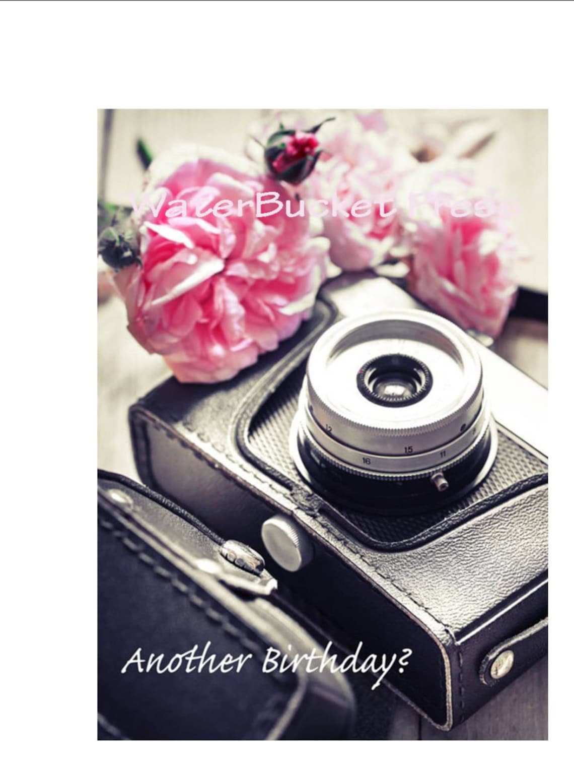 Digital Birthday Card, Vintage Camera - Etsy
