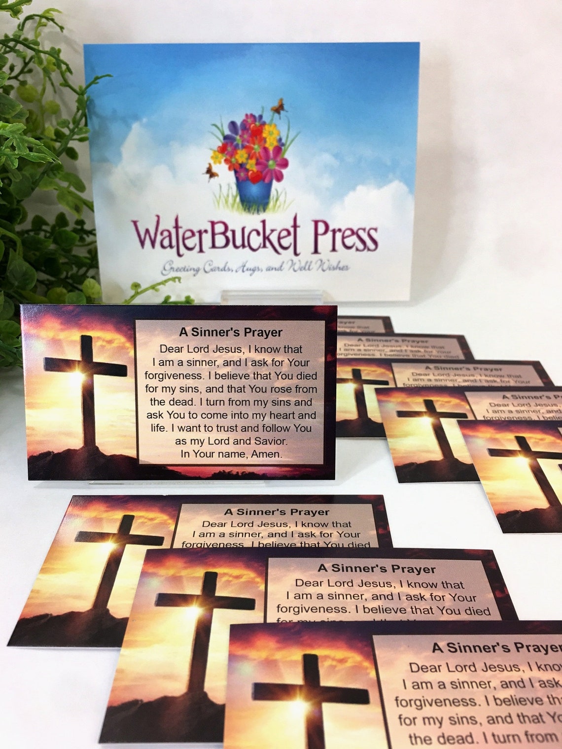 A Sinner's Prayer Scripture Cards Salvation Bible | Etsy