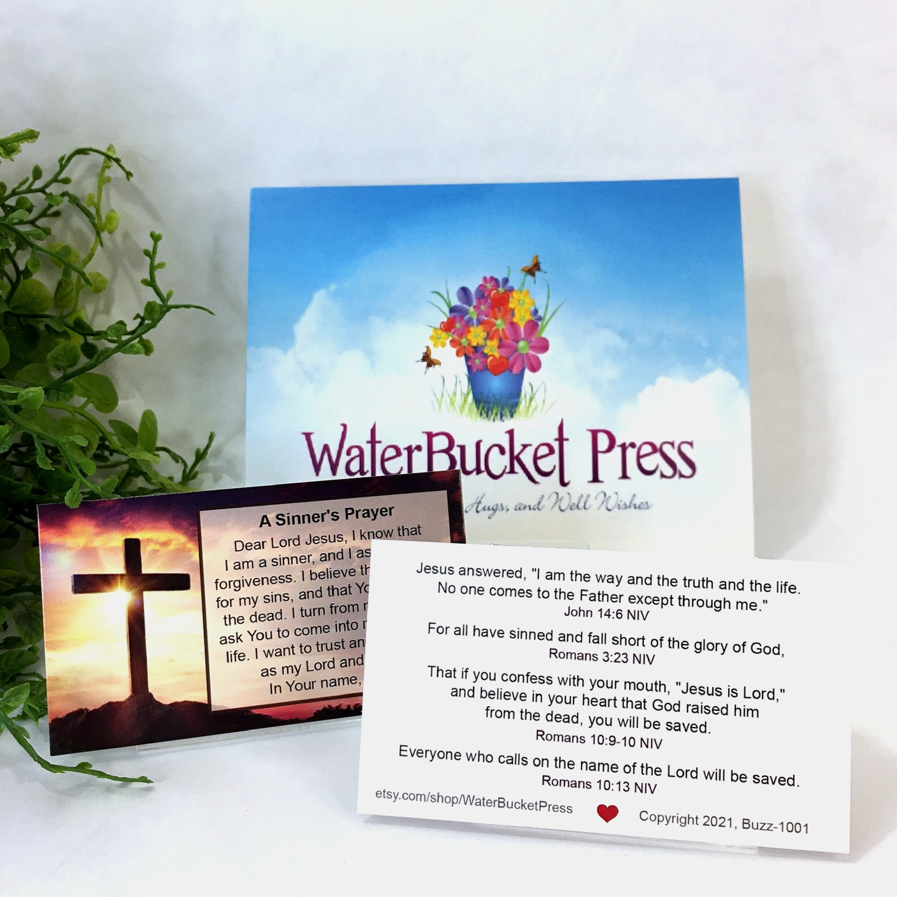 A Sinner's Prayer Scripture Cards Salvation Bible - Etsy
