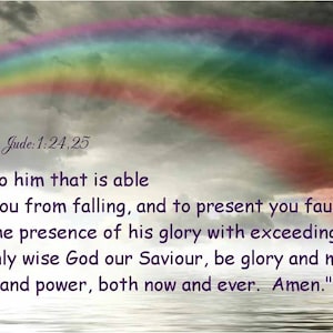 Buzz Scripture Cards for Bible Study, God's Promises. Prayer Jude 1:24 ...