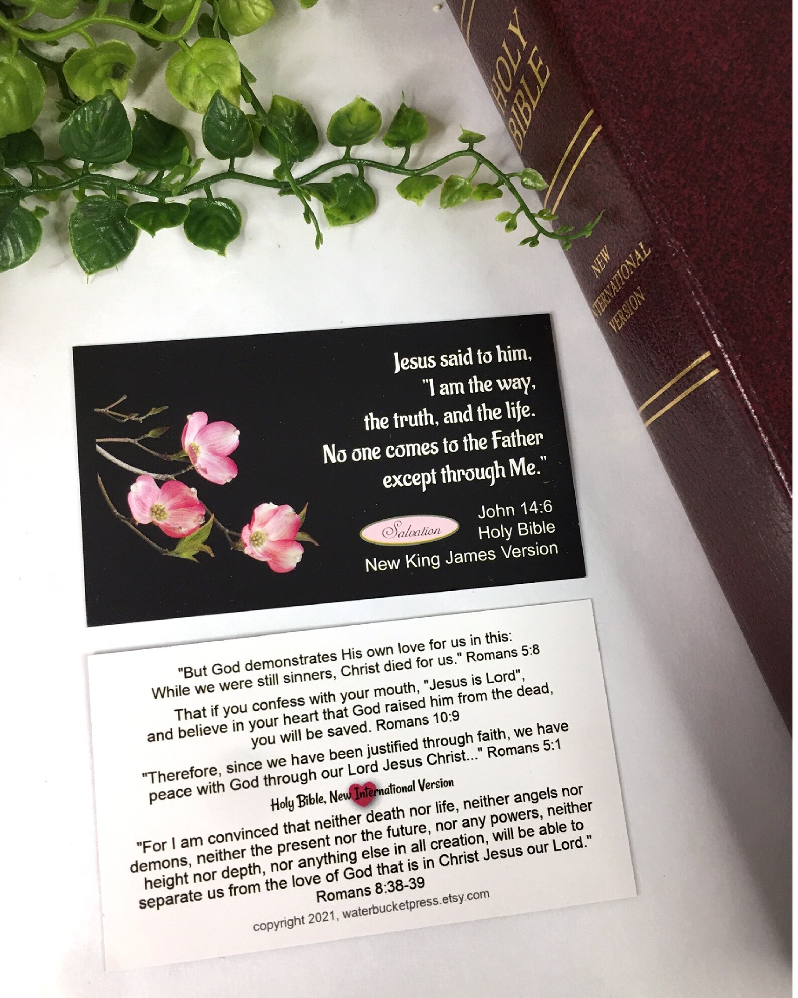Bible Scripture Cards Bible Verse Cards God's Promises - Etsy