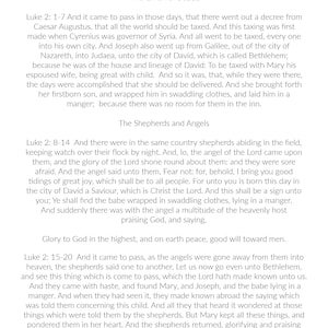 Luke 2, the Birth of Jesus, Download, Printable, Scripture Jesus' Birth ...